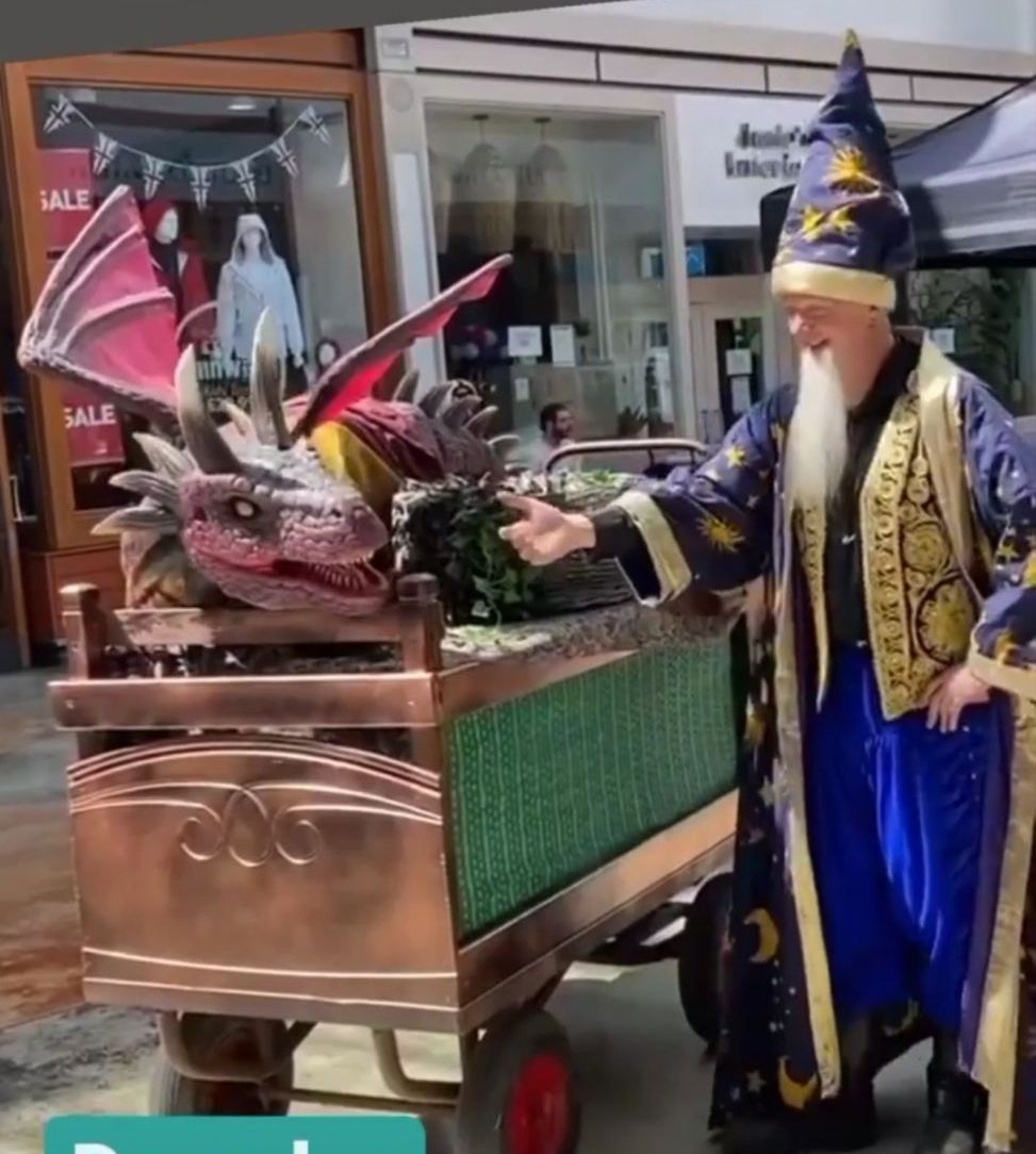 A dragon is the most roarsome pet – Higher Beings Circus